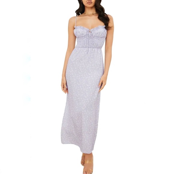 House of CB | Dresses | House Of Cb Janelle Smocked Floral Maxi Dress | Poshmark